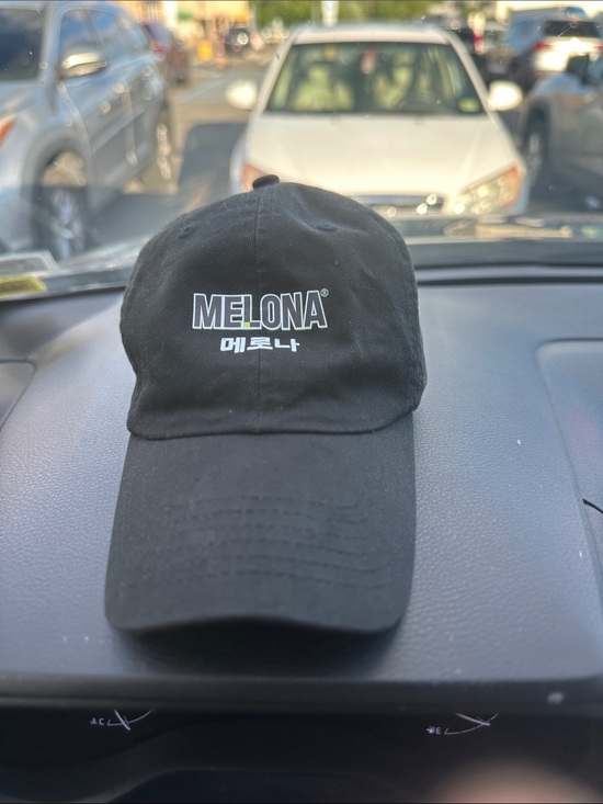 imperial | Accessories | Melona Ice Cream Black Logo Baseball Cap ...